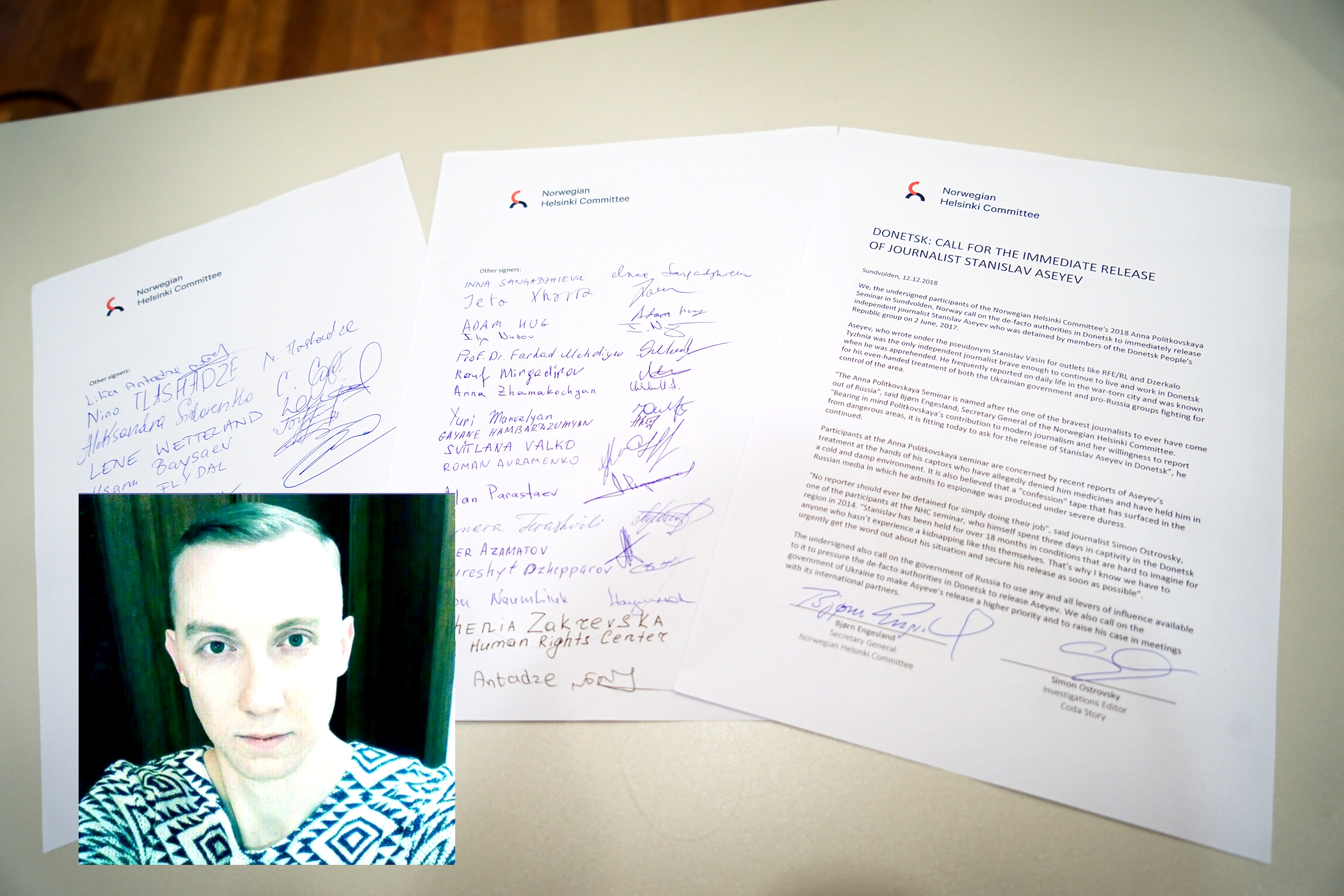 Ber om umiddelbar løslatelse av journalisten Stanislav Aseyev - Den ...