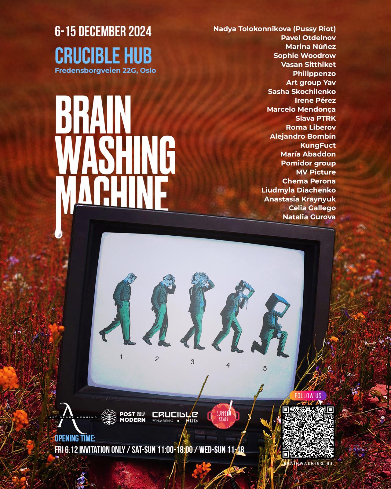 "Brainwashing Machine" - exhibition - Den norske Helsingforskomité